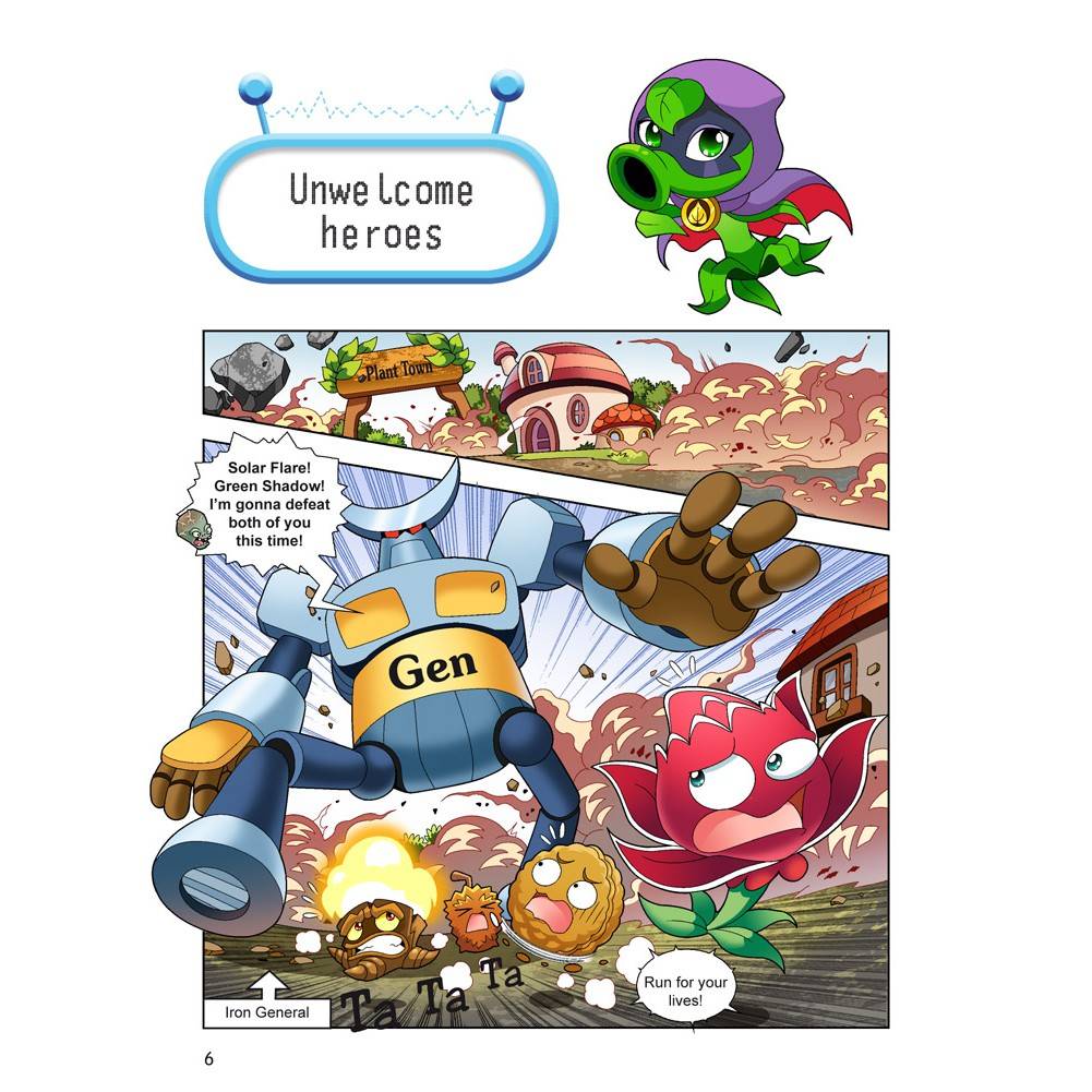 Plants VS Zombies 2 (Robots Comic) - Super Combat League