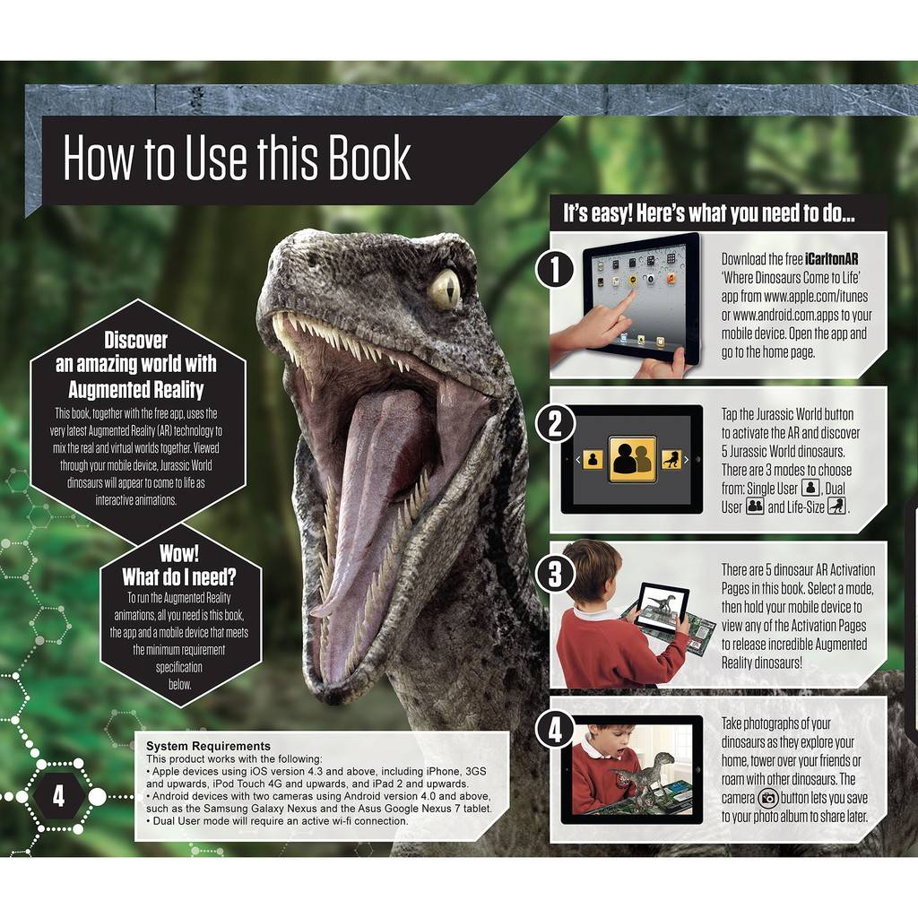 Jurassic World From DNA to Indominus Rex Special Edition - Augmented ...